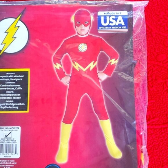 Costumes | Flash Dc Superhero Costume Child | Poshmark